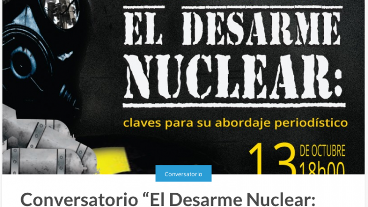 Medios de Comunicación y desarme nuclear