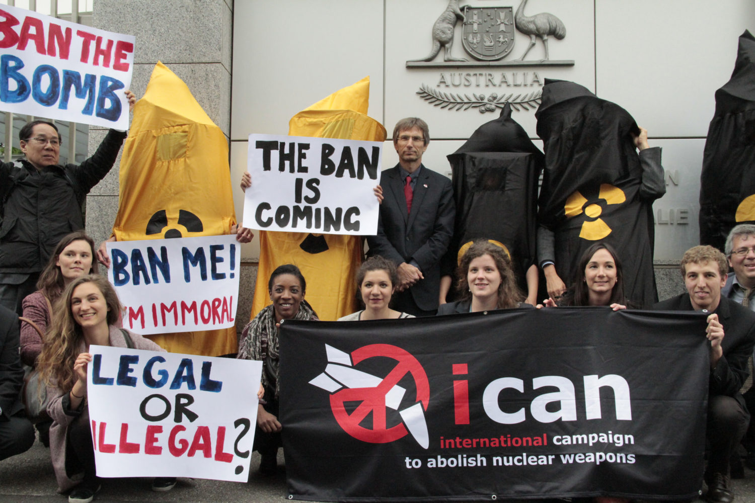 We're off! to ban nuclear weapons