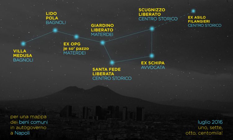 A Napoli 7 spazi liberati diventano beni comuni
