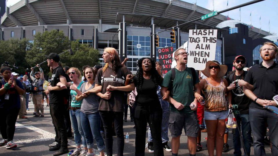 Protests Continue Across Charlotte for Sixth Straight Day
