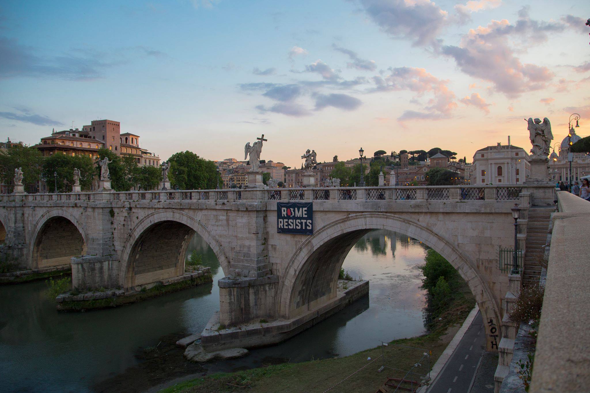 Marco Palombo: “Non ho tentato di fermare il corteo di Trump”