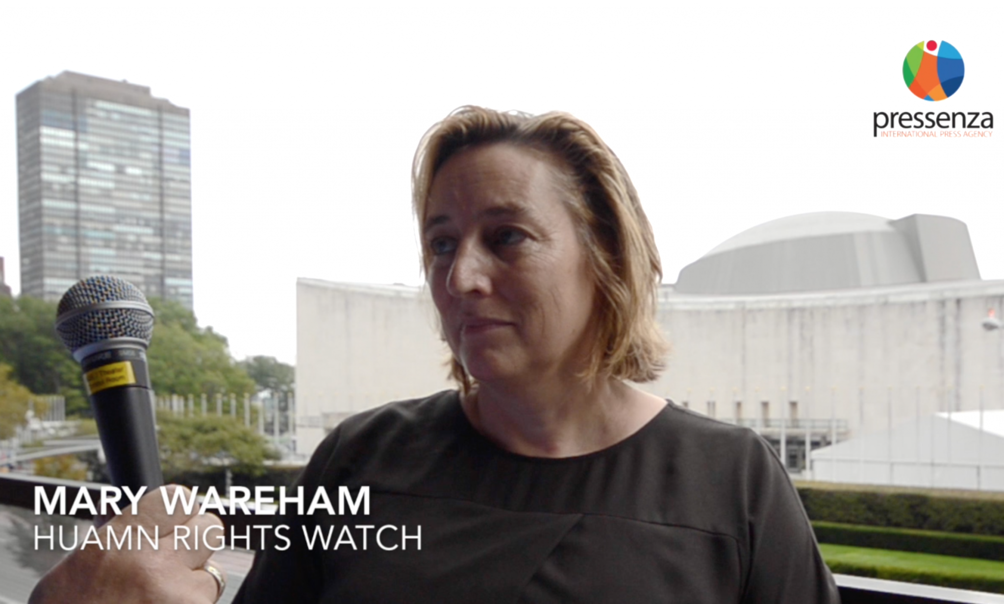 Interview with Mary Wareham at the Humanitarian Disarmament Forum