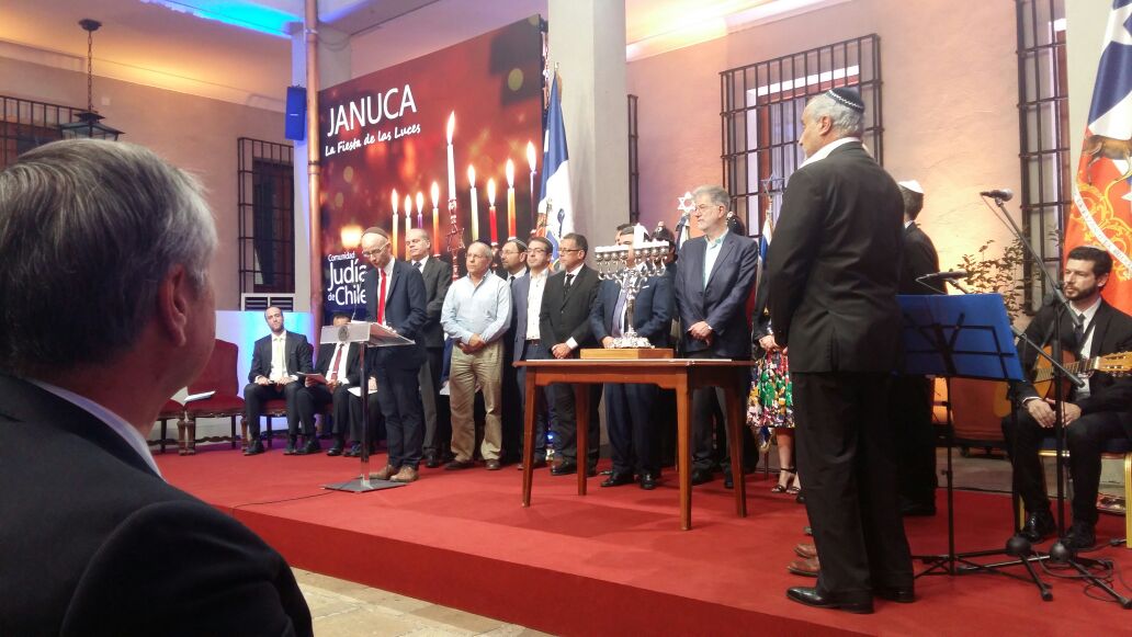 “Janucá, Fiesta de las Luces” en Palacio de La Moneda, Chile