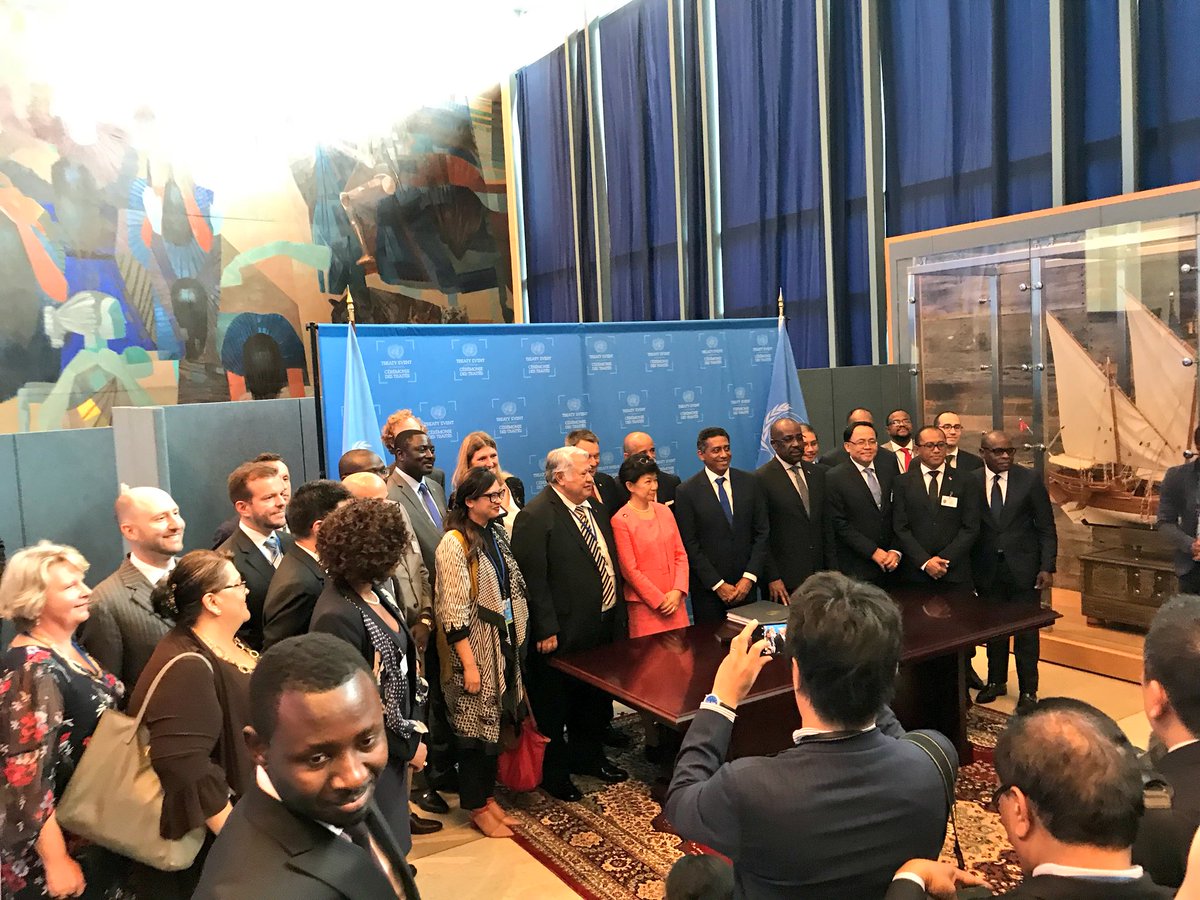 Nuclear Ban Treaty 38% of the way into force after only one year