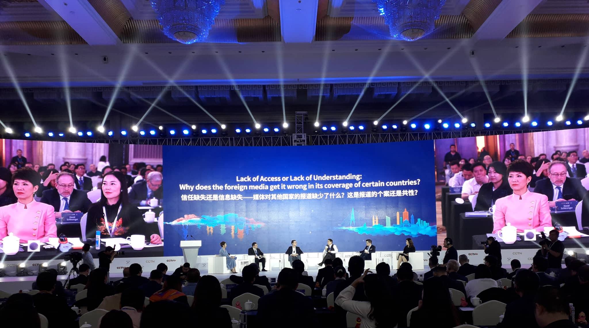 Pressenza in the CGTN Global Media Summit and the CCTV+ Video Media ...