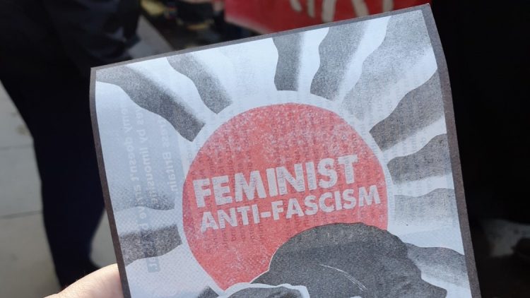 Anti-fascism march in London