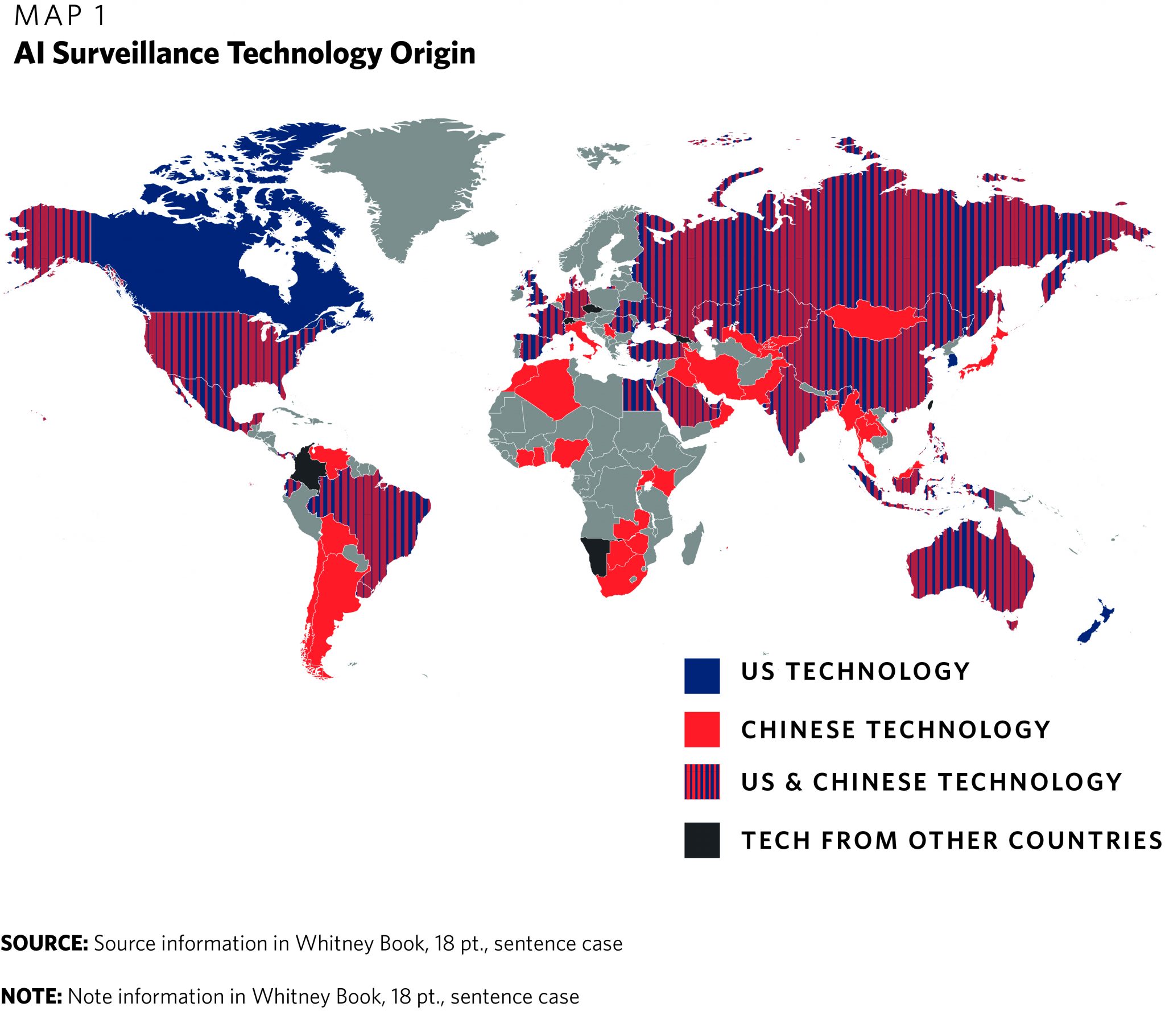 Artificial Intelligence used for mass surveillance in 75 countries