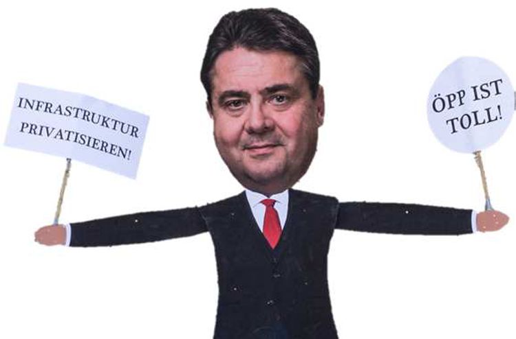 Gabriel hilft beim Privatisieren – wie schon als Minister