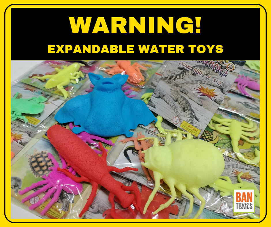 WARNING: Expandable Water Toys Pose Health Risks to Children